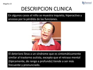 Trastorno desintegrativo de la infancia | PPTX