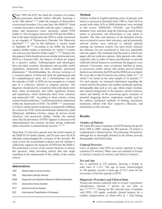 Trastorno de trance y posesion | PDF | Mental Health | Diseases and ...