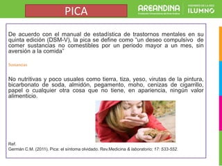 Trastornos de la alimentacion | PPTX
