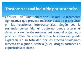 TRASTORNOS DEL SUEÑO, CONDUCTA ALIMENTARIA Y SEXUALIDAD | PPTX
