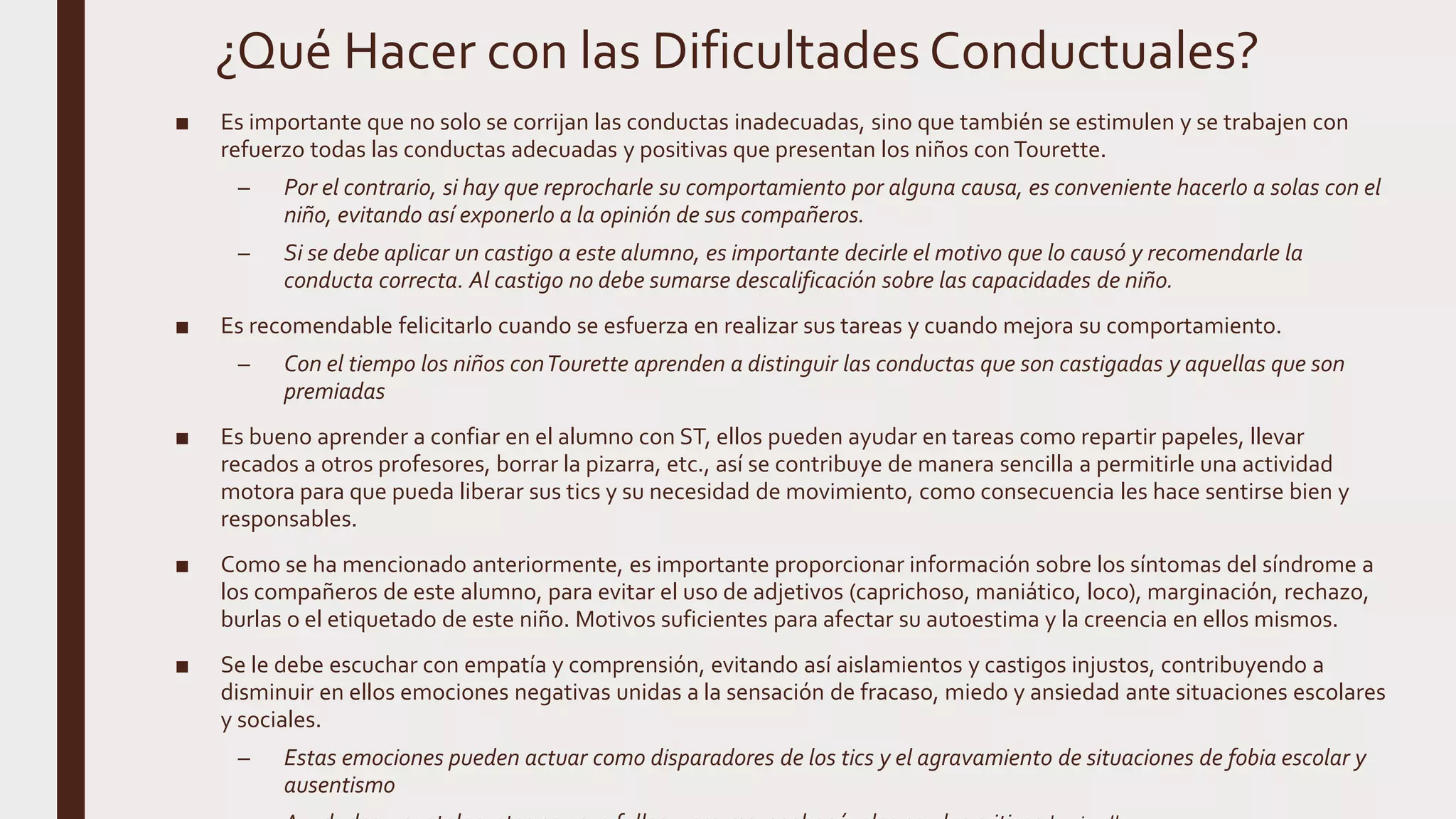 Trastornos de tics | PPTX