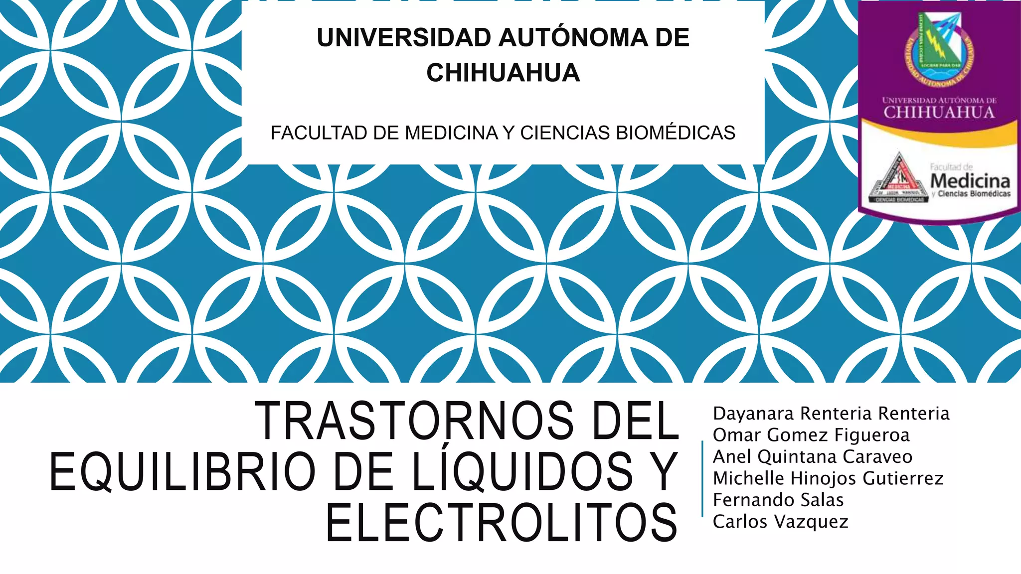 Trastornos del equilibrio de liquidos y electrolitos | PPTX