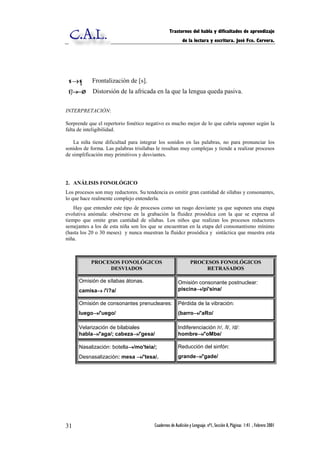 Trastornos fonologicos y_aprendizaje | PDF