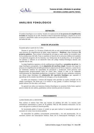 Trastornos fonologicos y_aprendizaje | PDF