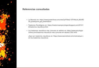 Trastornos neuroticos | PPTX