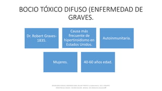 Trastornos tiroideos benignos y seguimiento | PPTX