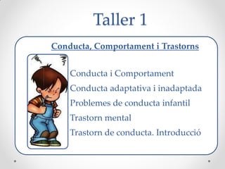 Trastorns de conducta en la infància. De 0 a 3 anys | PDF