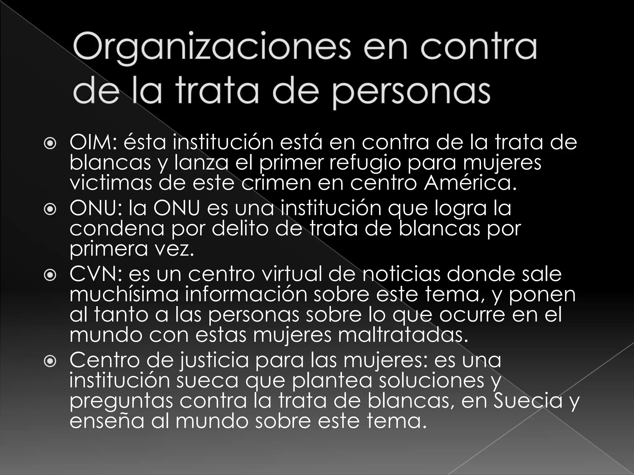 Trata De Blancas Ppt