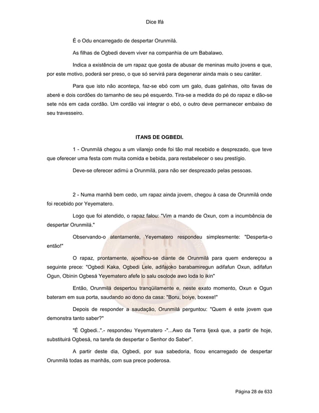 Tratado dos-256-odus-de-ifa-brasil | PDF