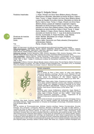 Tratado de Etnomedicina Peruana. Catálogo de Plantas Medicinales. Tomo ...
