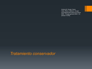 Tratamiento cancer de mama in situ | PPTX
