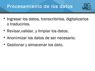 Tratamiento de datos | PPT