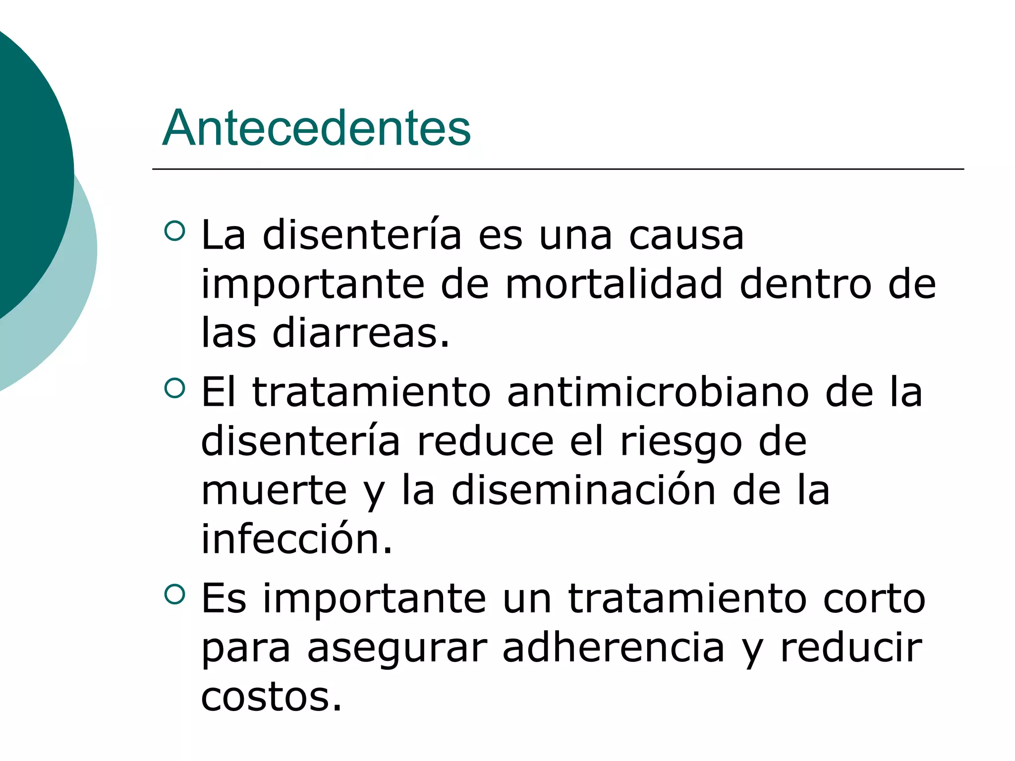 Tratamiento de la Disentería | PPT | Infectious Diseases | Diseases and ...