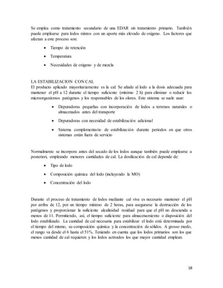 Tratamiento de lodos residuales | DOCX