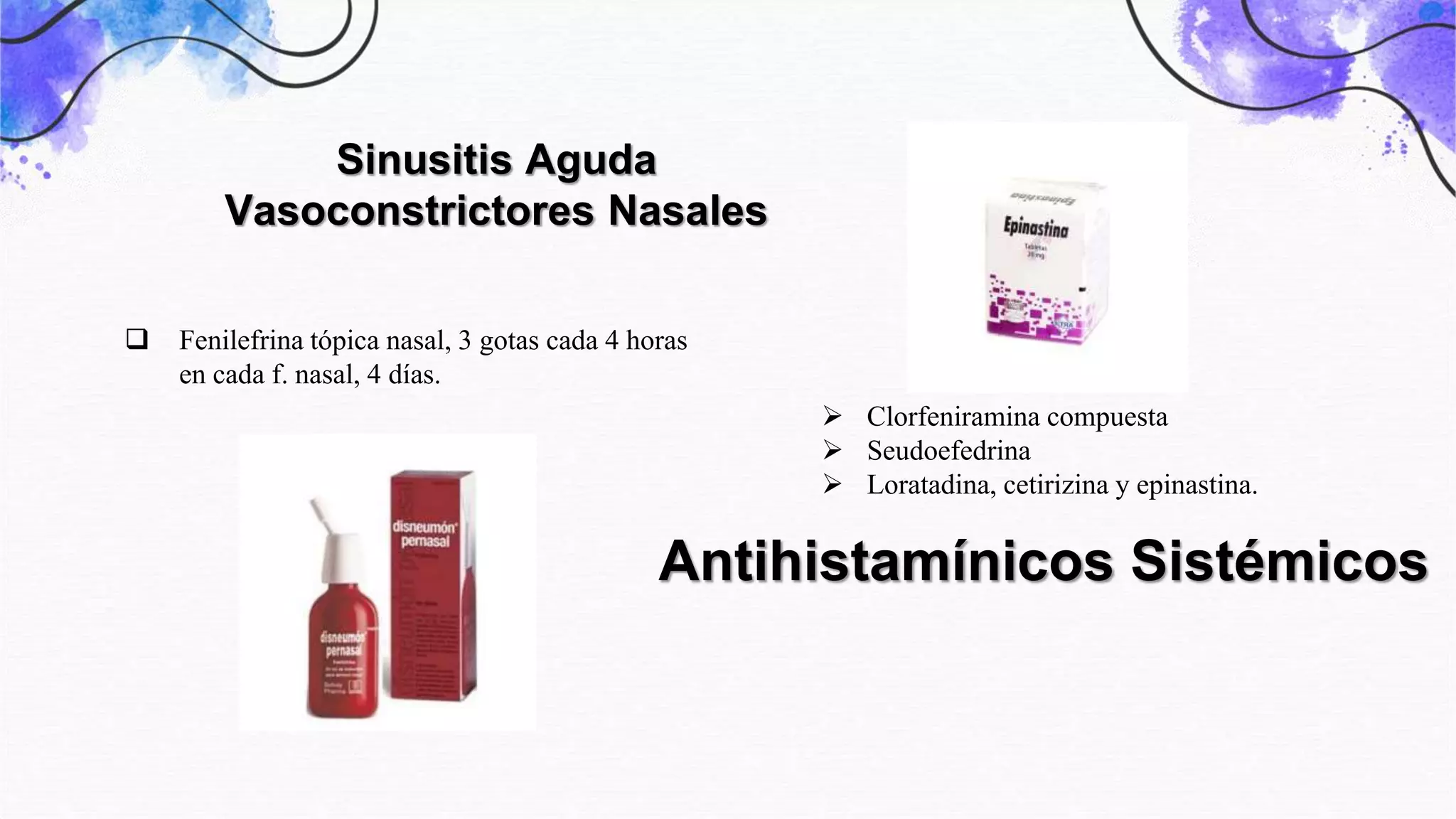 Tratamiento de Sinusitis Aguda - Crónica -Poliposis Nasosinusal.pptx