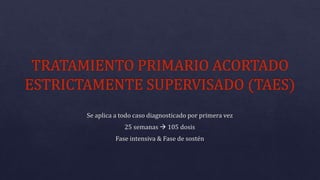 Tratamiento de tuberculosis | PPTX