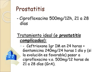Tratamiento itu en varon en ap | PPTX