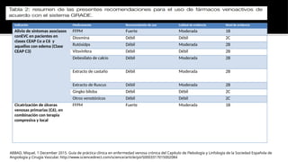 Actualizacion del tratamiento de la insuficiencia venosa cronica | PPTX