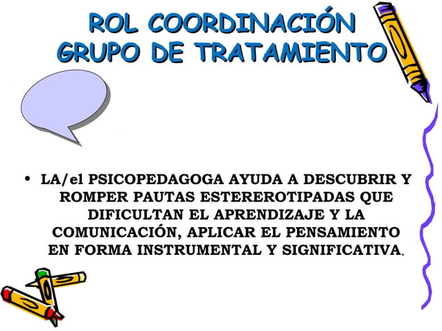 Tratamiento psicopedagógico. Marina Muller | PPT