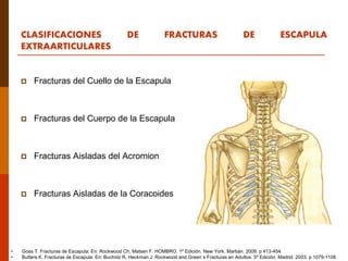 tratamiento de fracturas de escapula | PDF