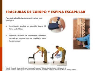 tratamiento de fracturas de escapula | PDF