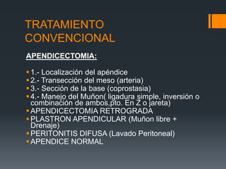 TRATAMIENTO QX APENDICITIS.pptx