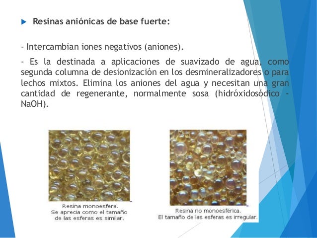 Resina de intercambio ionico