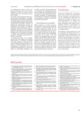 Tratamiento y rehabilitacion de las lesiones | PDF