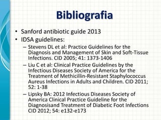 Trattamento antibiotico sistemico dell’ulcera infetta | PPTX