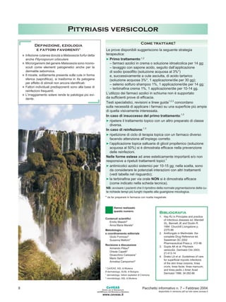 Trattamento di micosi e onicomicosi, perchè ocuuparsene | PDF