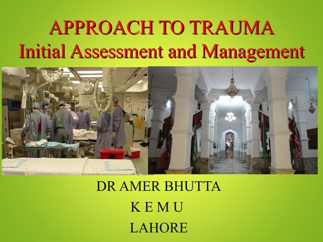 Trauma | PPT | First Aid | Injuries