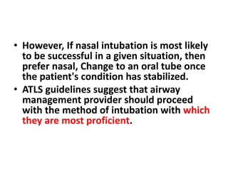approach to a case of difficult airway with special referance to Trauma ...