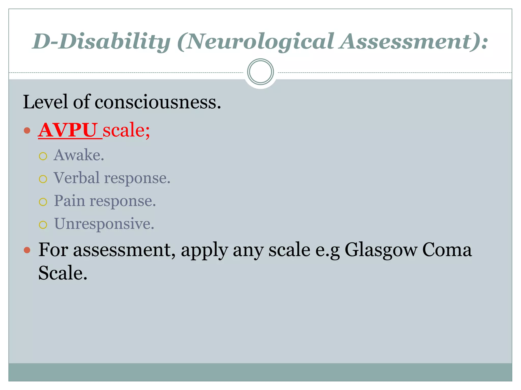Management of Trauma | PPTX