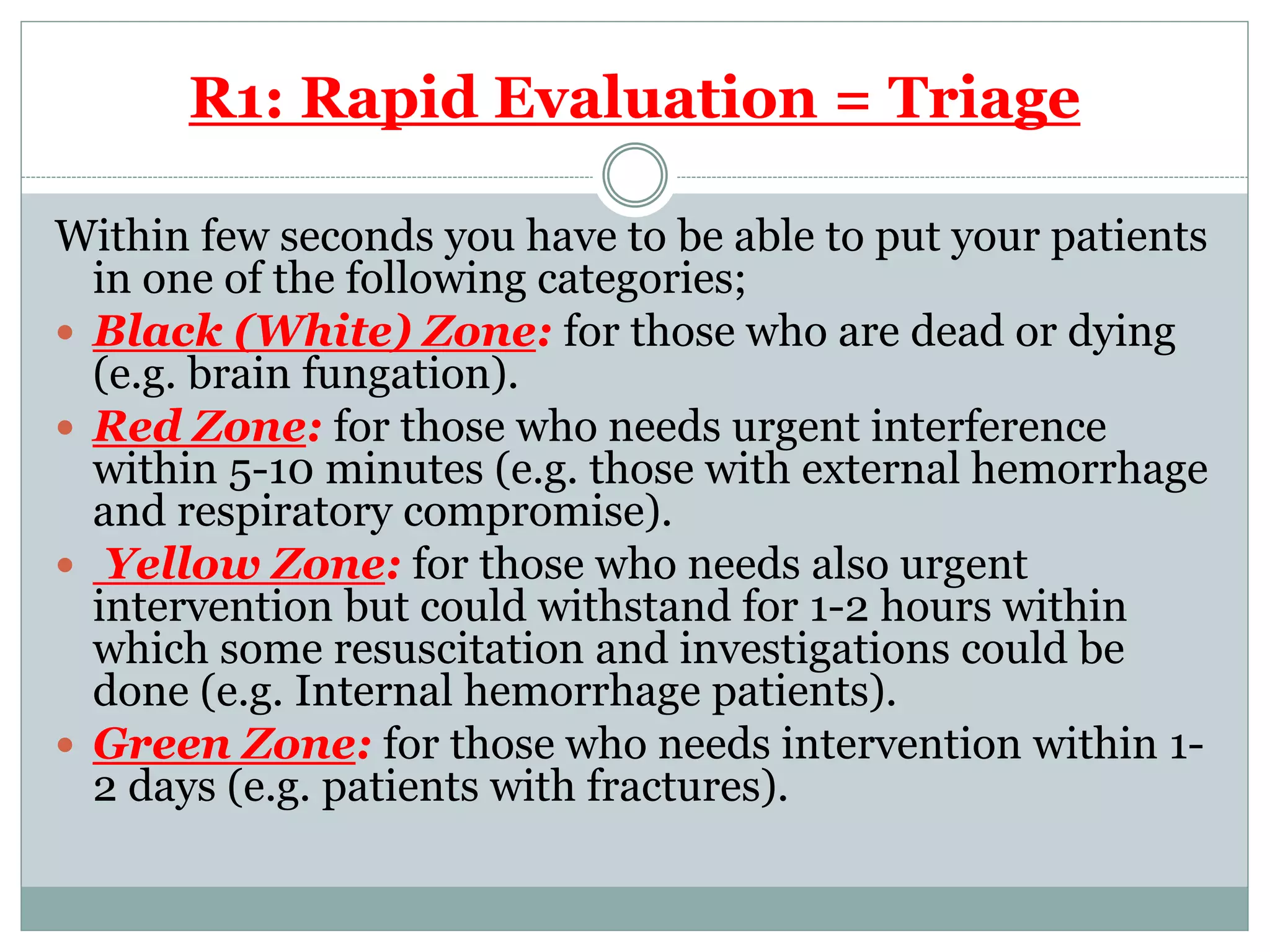 Management of Trauma | PPTX