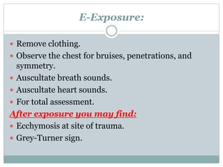 Management of Trauma | PPTX