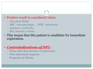 Management of Trauma | PPTX