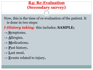 Management of Trauma | PPTX
