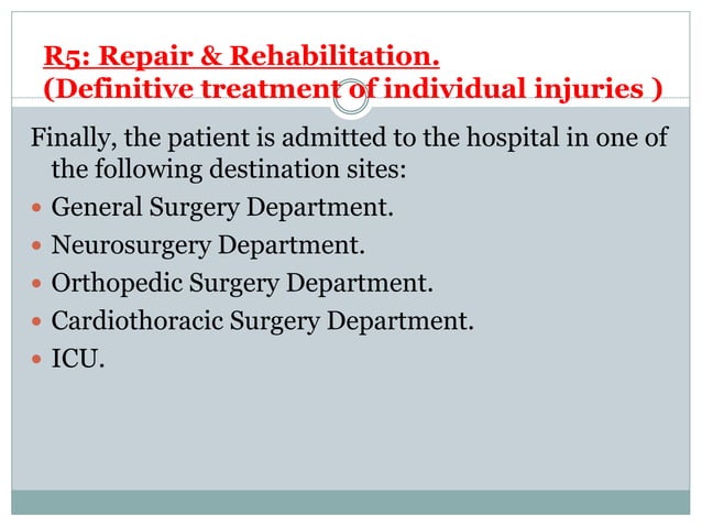 Management of Trauma | PPTX | First Aid | Injuries