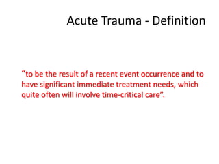 Trauma | PPT