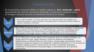 Trauma cráneo-encefálico | PPTX