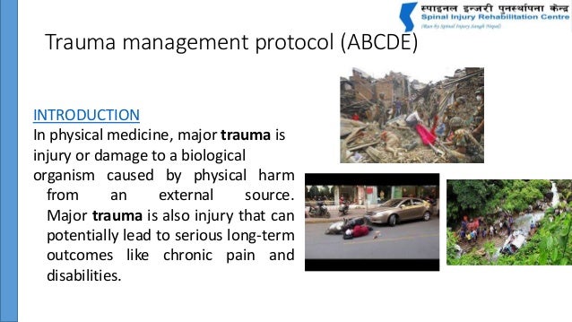 Trauma management protocol (ABCDE)