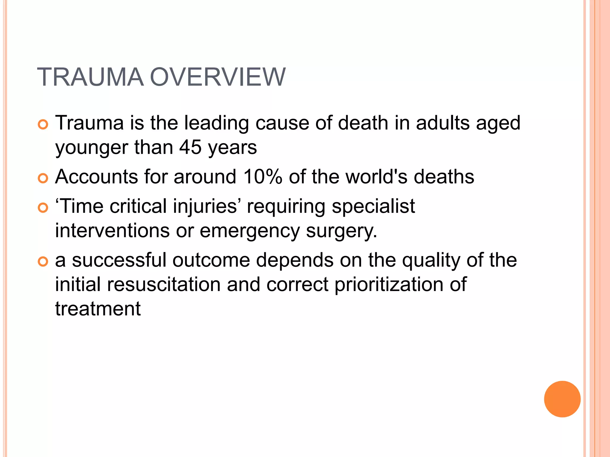 Trauma | PPTX