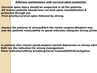 Comprehensive Overview of Trauma Management and Emergency Care | PPTX