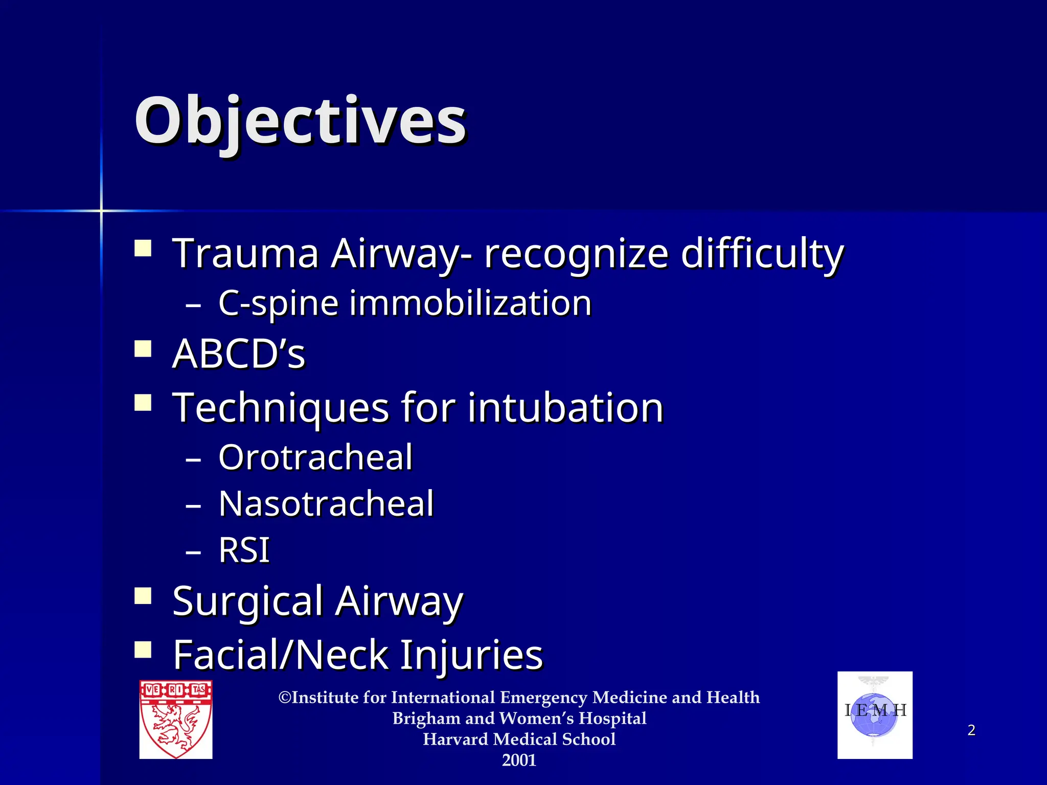 Trauma - Airway . Anesthetic management & consideration | PPT