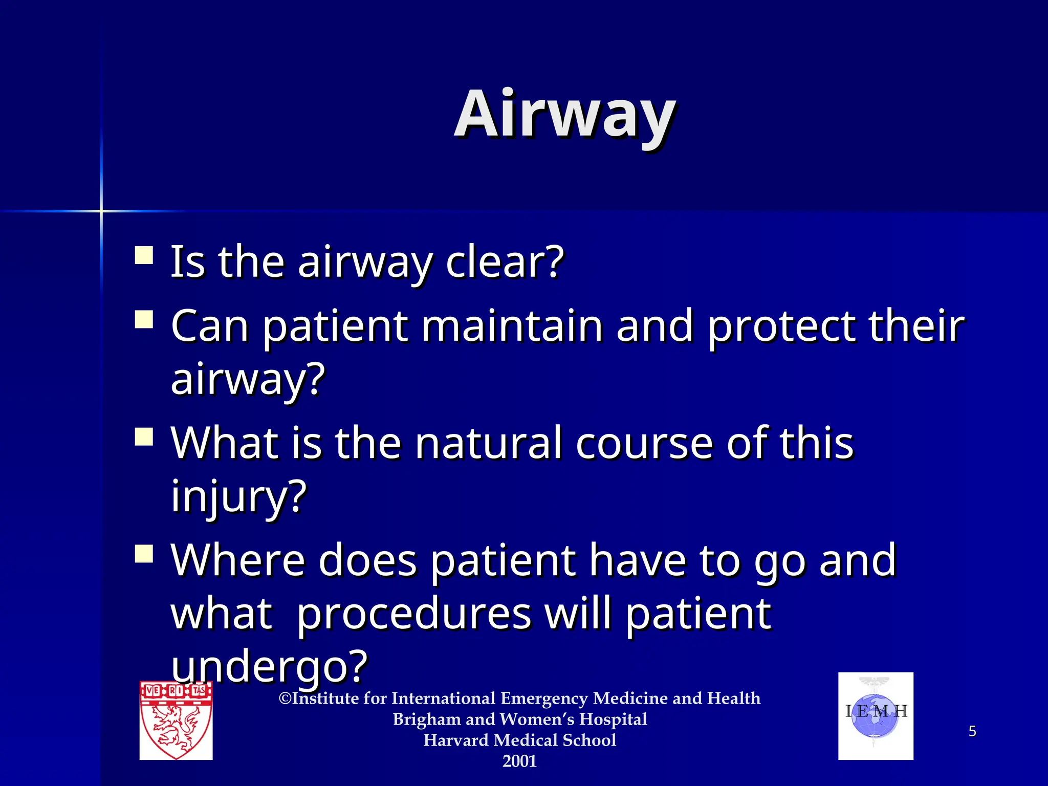 Trauma - Airway . Anesthetic management & consideration | PPT