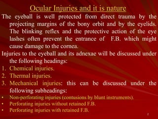 Ophthalmology 5th year, 5th lecture (Dr. Ali) | PPTX