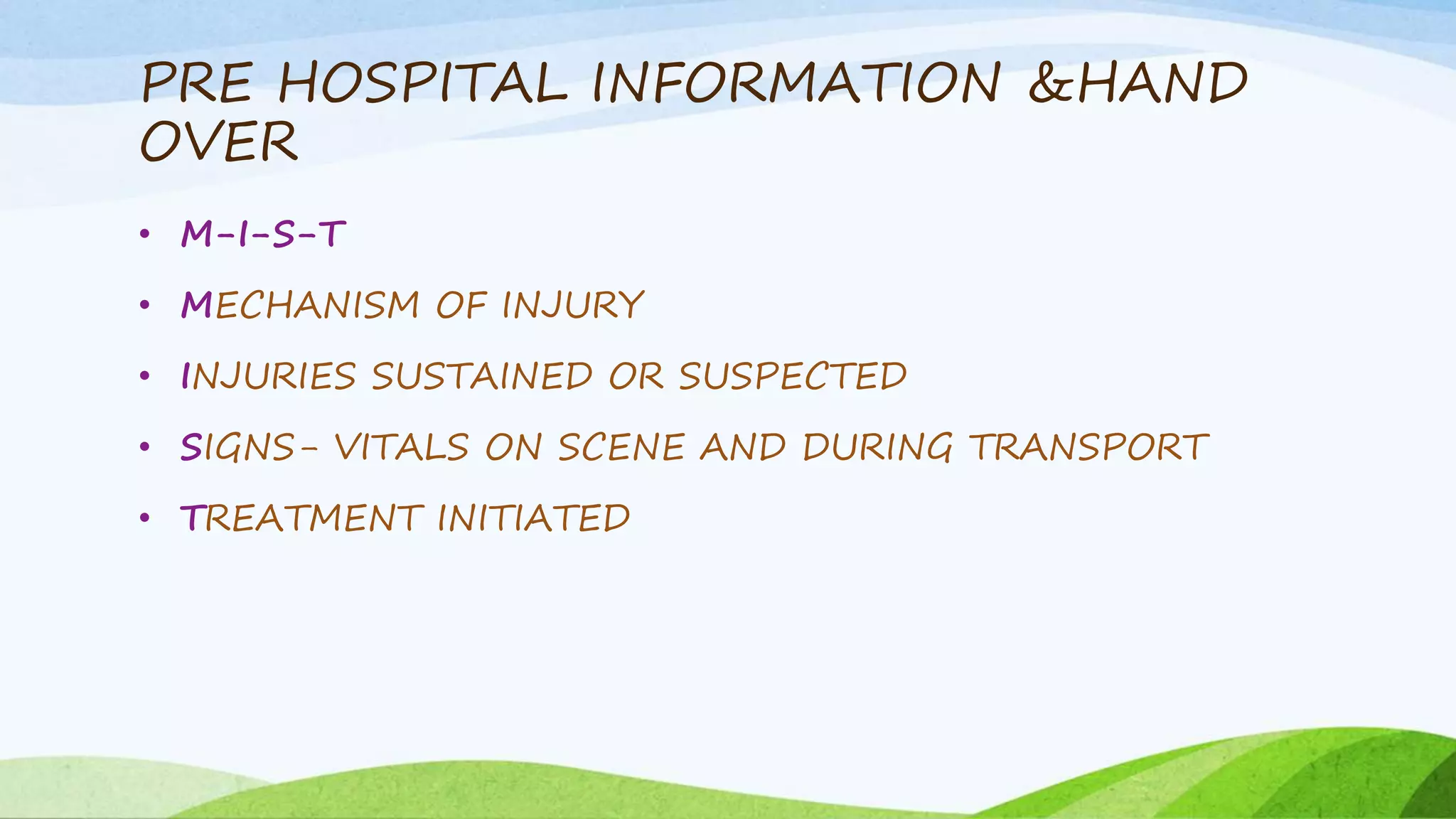 MANAGEMENT OF TRAUMA | PPTX