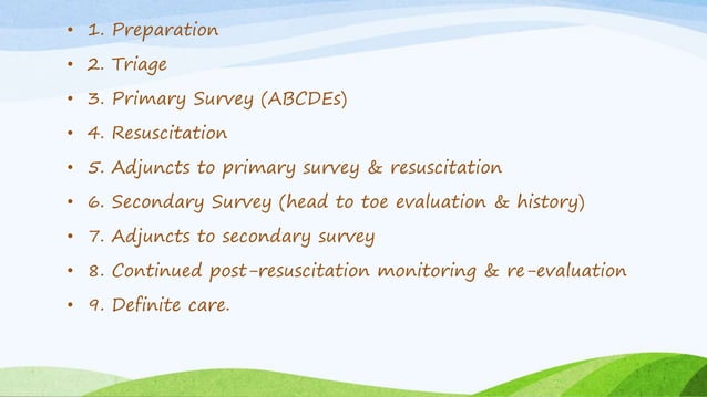 MANAGEMENT OF TRAUMA | PPTX | First Aid | Injuries