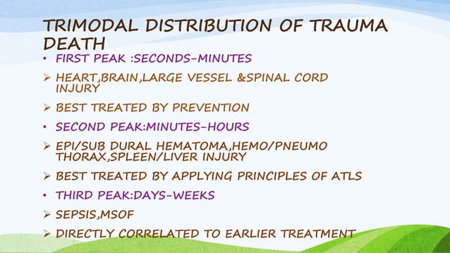 MANAGEMENT OF TRAUMA | PPTX | First Aid | Injuries
