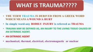 Trauma goldlin-160901182439 (1) (1) | PPTX